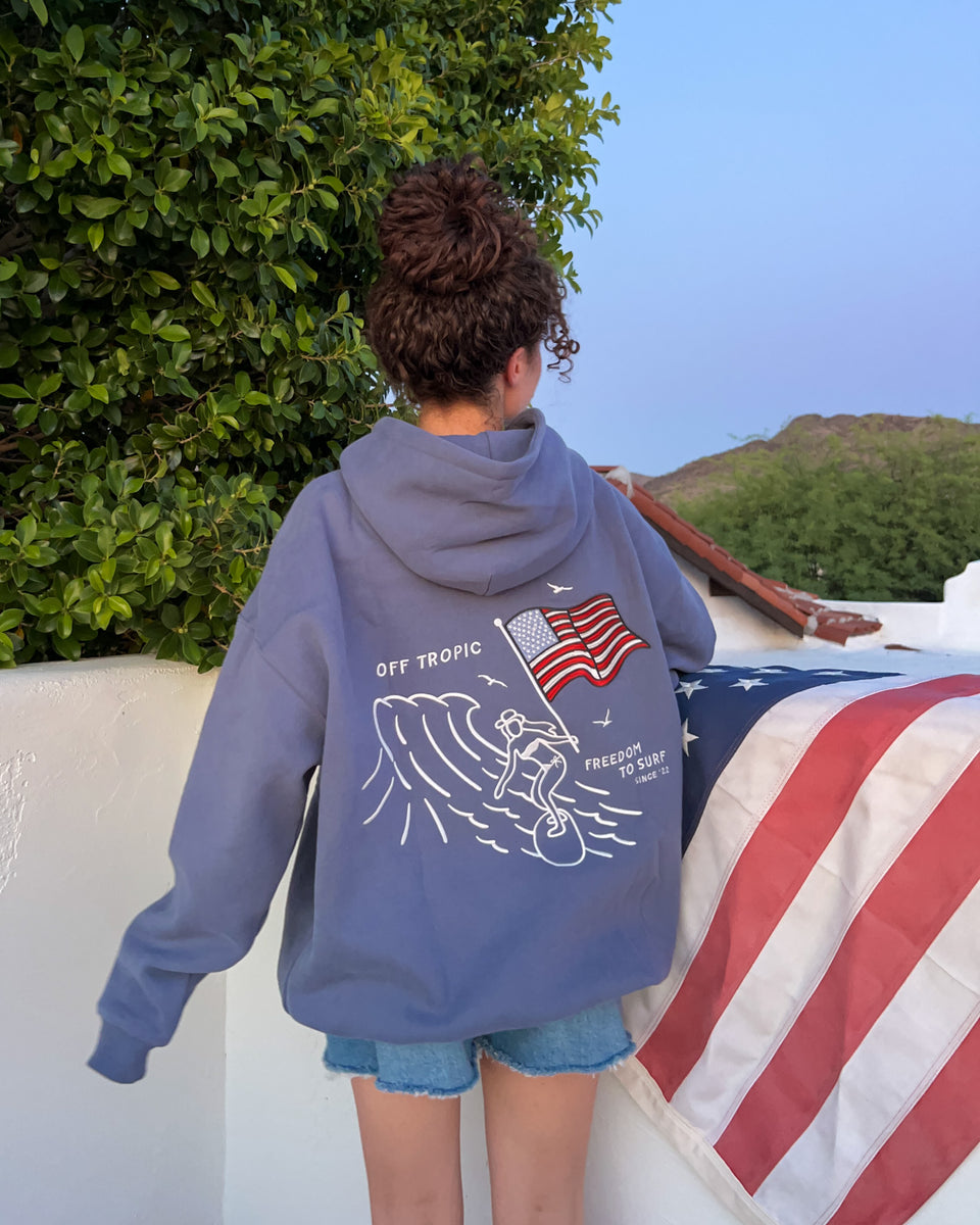 Freedom To Surf Hoodie – Off Tropic